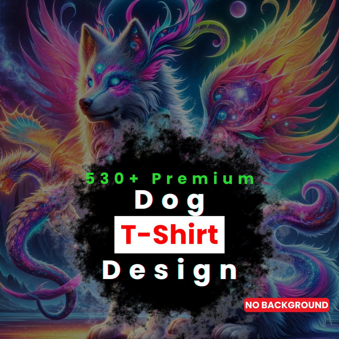 530 Print-ready Dog Themed Designs Premium Quality PNG Collection - Etsy