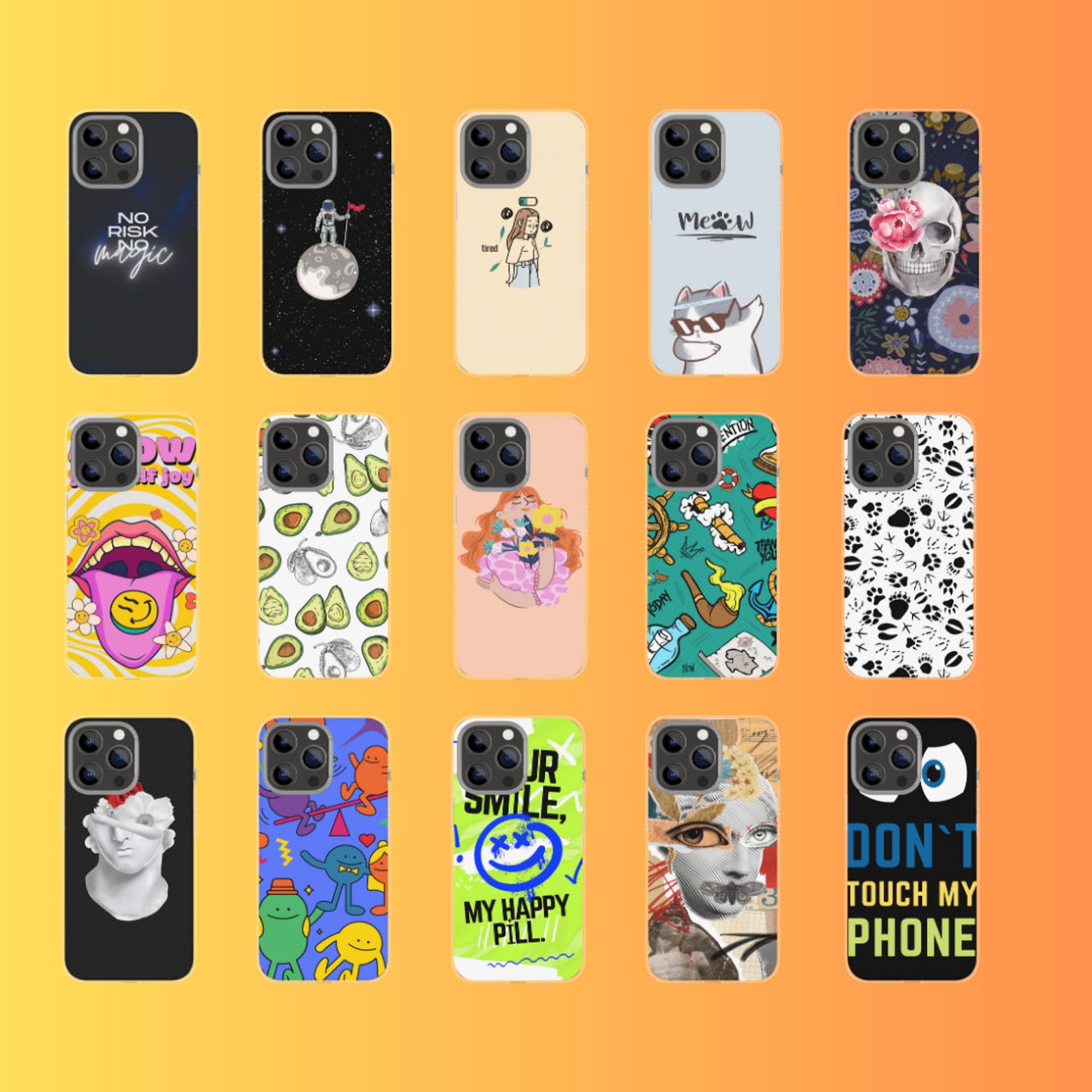 Phone Case Designs, 250 Phone Case Designs Bundle, Sublimation Phone ...