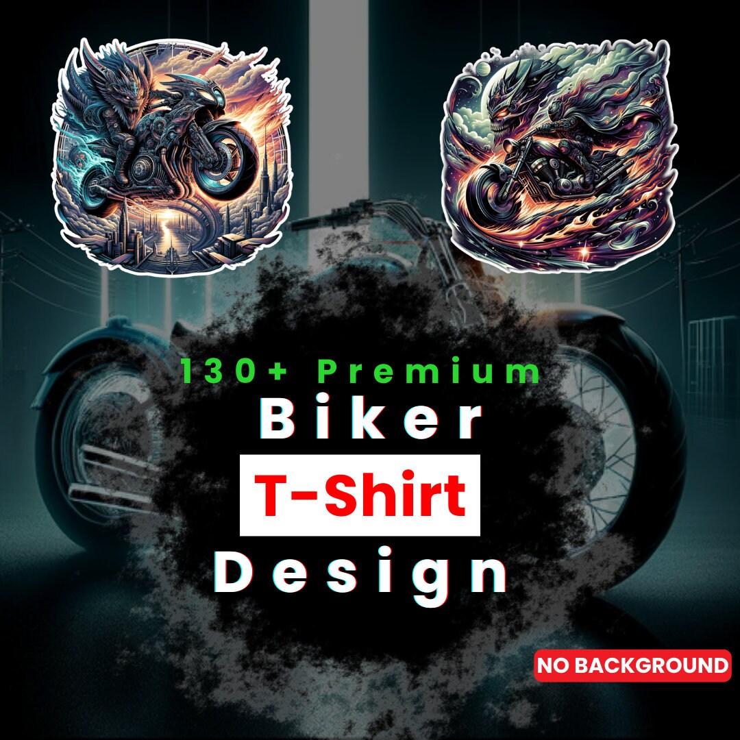 130 Print-ready Motorcycle Themed Designs Exclusively for Speed ...