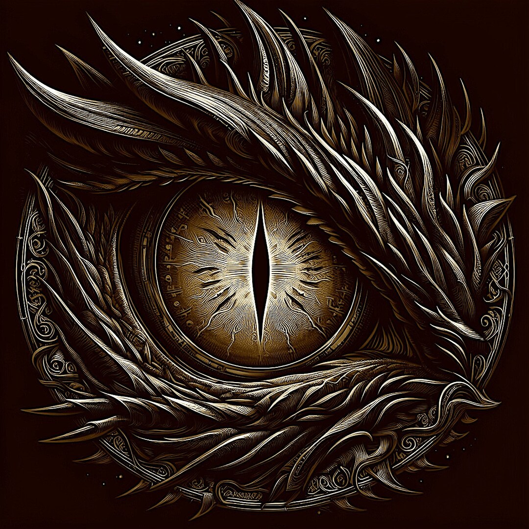 Dragon Eye BMP PNG JPEG Digital File for Laser Engraver - Etsy