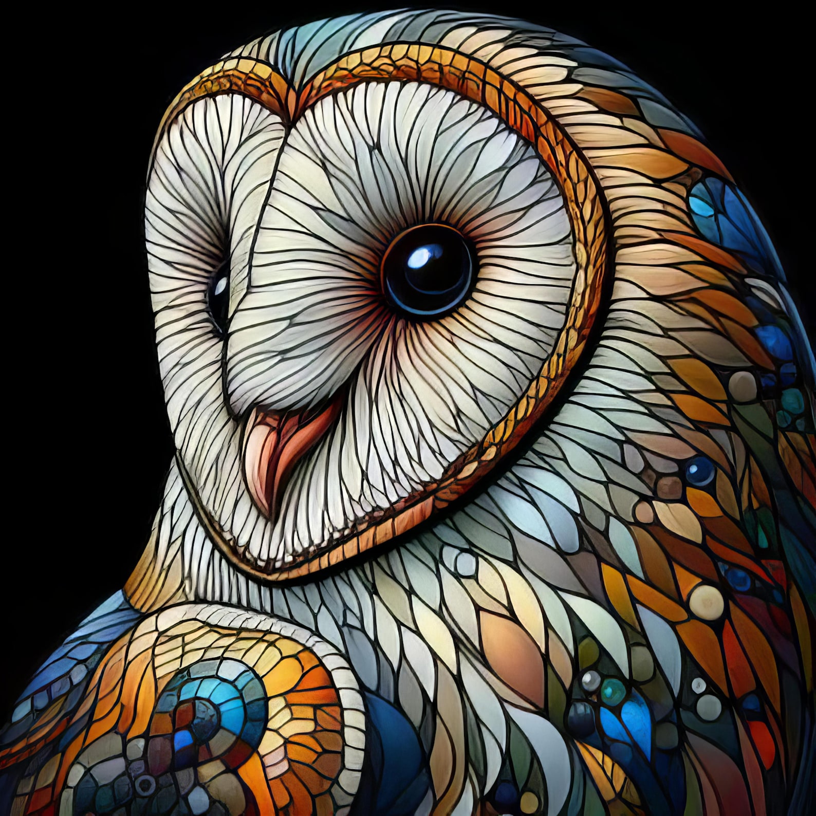 Mosaic Owl Mega Bundle Clipart - Etsy