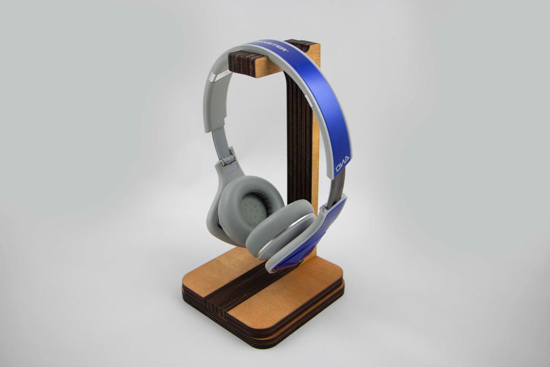 Headphone Stand Laser Cut File | DXF & Lightburn for 3mm Plywood | SVG ...