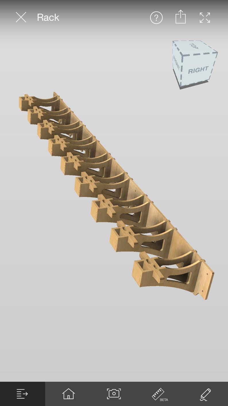 DXF / Lightburn Digital File for a 3d Filament Holder All is Needed 6mm ...