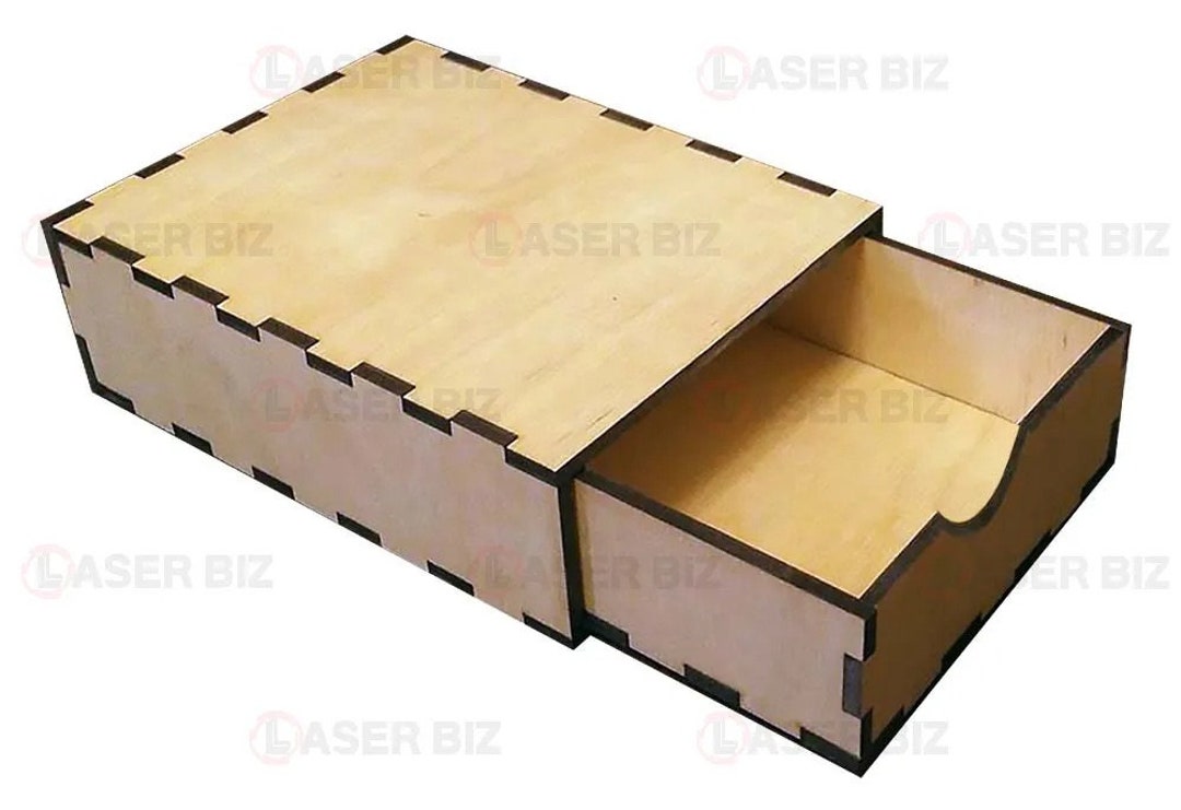 SVG Digital File for Multiple Size Sliding Drawers All is Needed 3mm ...