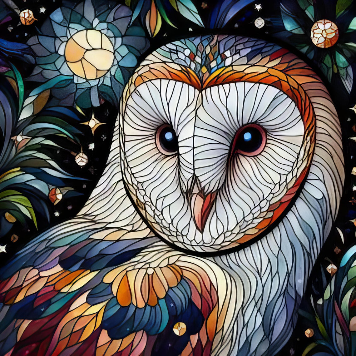 Mosaic Owl Mega Bundle Clipart - Etsy