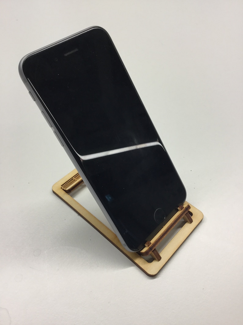 Dxf Files Living Hinge Mobile Phone Holder All is Needed and is Laser ...