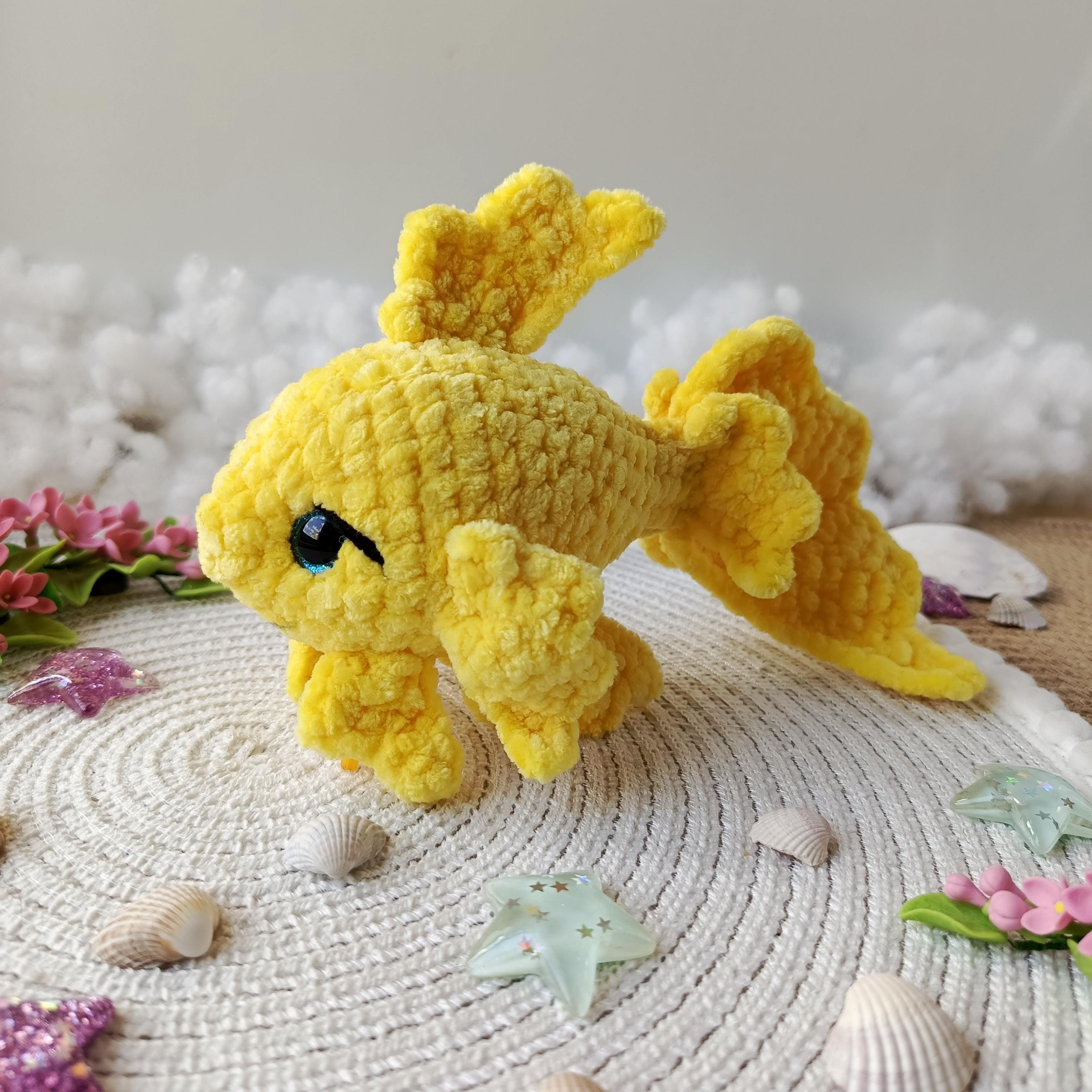 Fish Crochet PATTERN PDF Amigurumi Tutorial Goldfish Crochet Toy ...