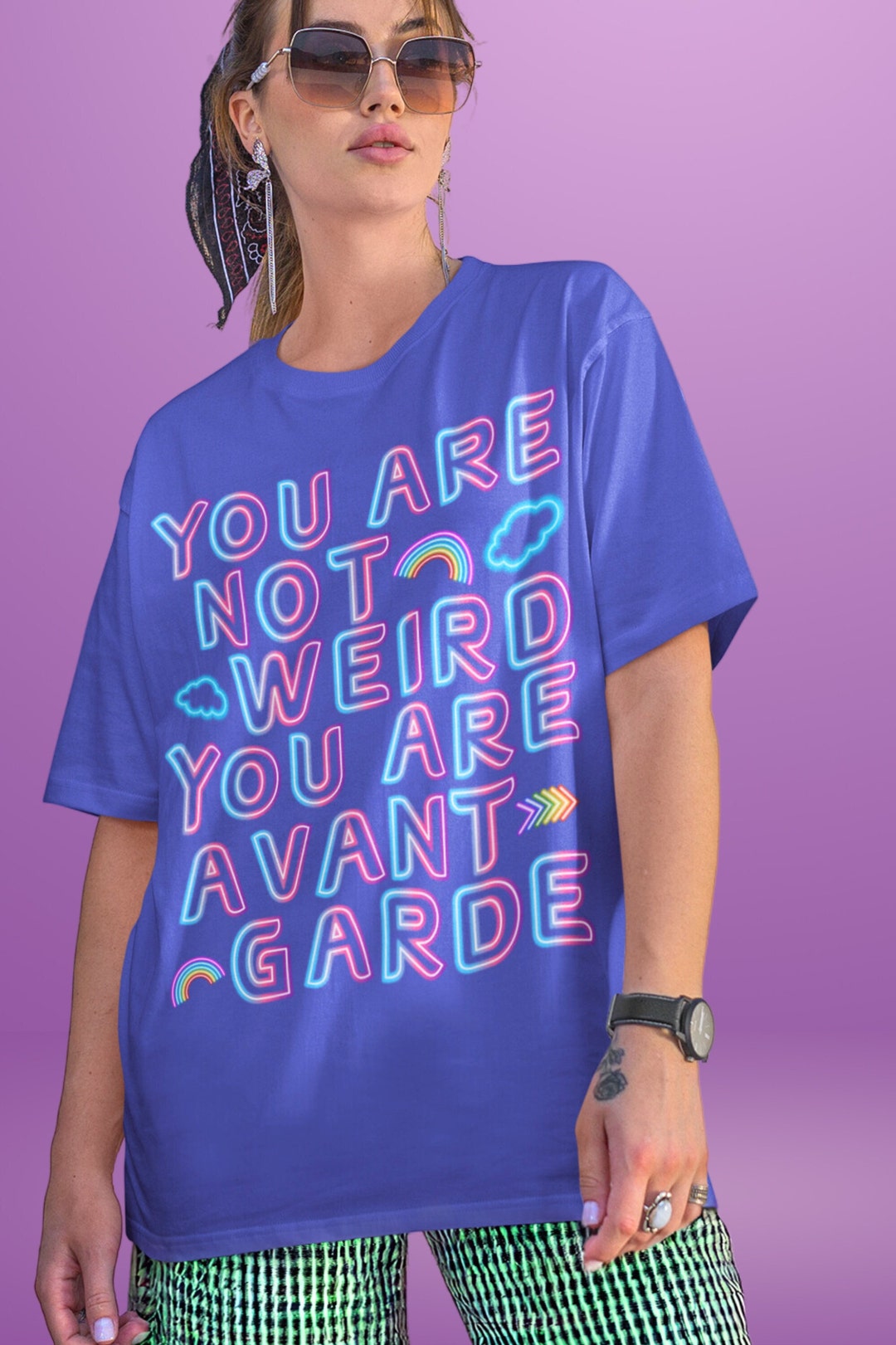 Kidcore Clothes Clowncore Clothing Weirdcore Shirt 90s Multi Colored ...