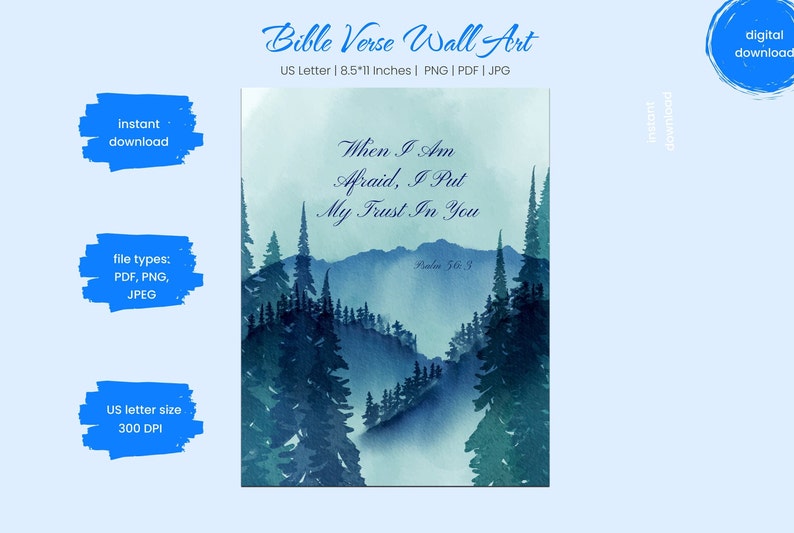 JW Year Text 2024 | Bible Verse Poster JW | Printable Wall Poster US ...