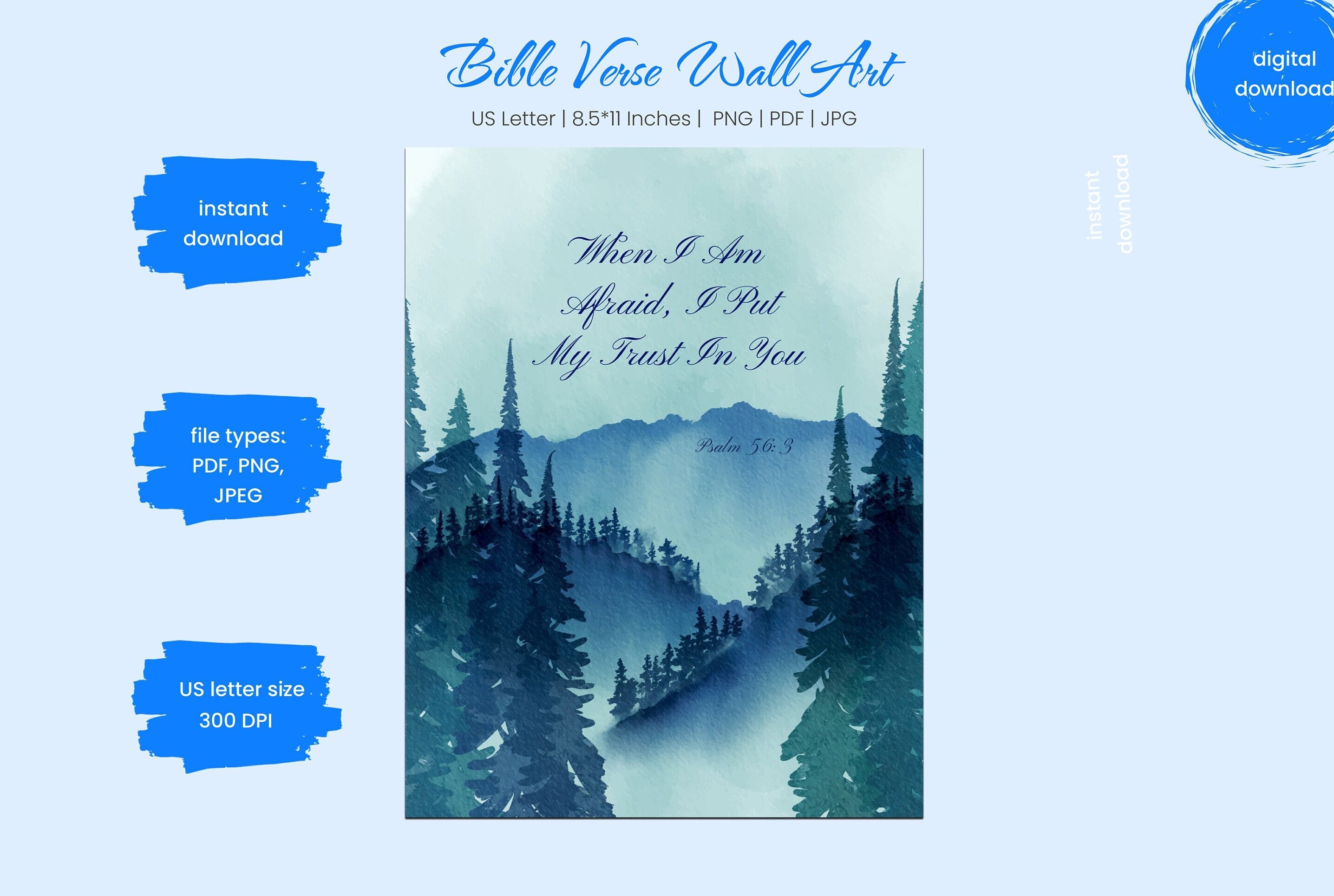 JW Year Text 2024 | Bible Verse Poster JW | Printable Wall Poster US ...