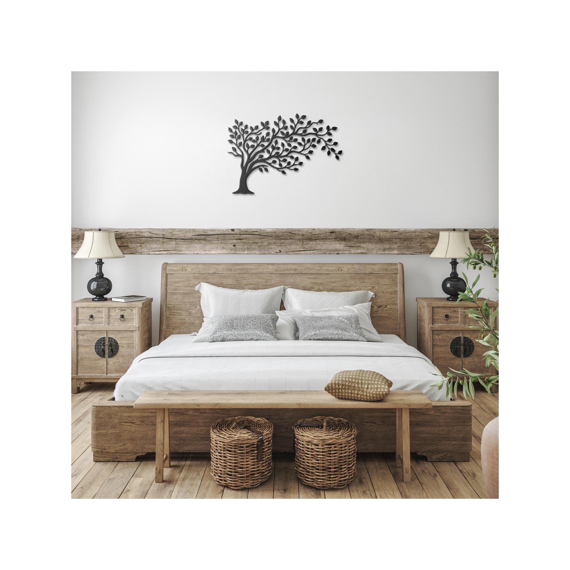 Windblown Tree Die Cut Metal Wall Art Sign Home Decor Housewarming Gift ...