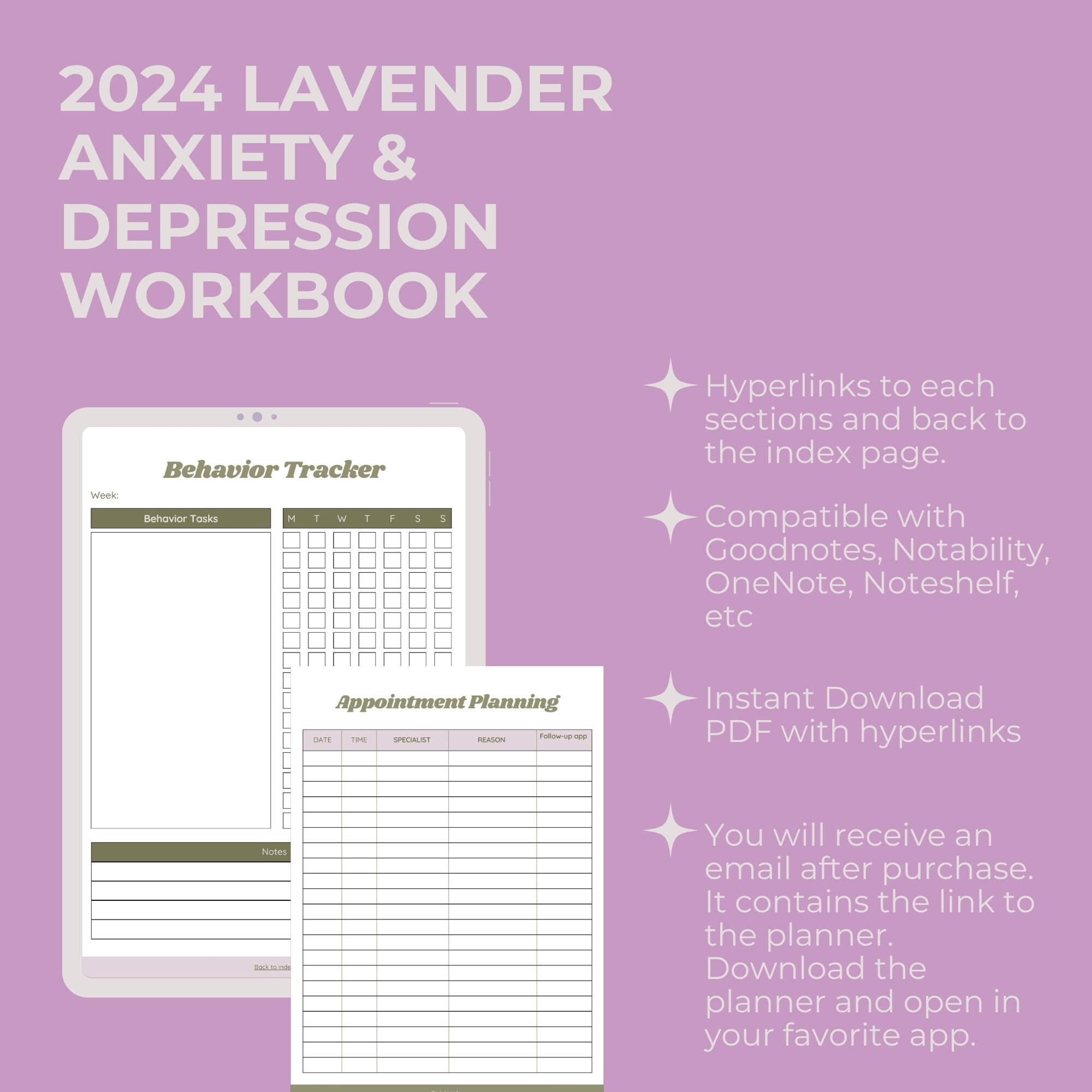 Purple Schema Therapy Digital Book Digital Planner CBT Workbook ...