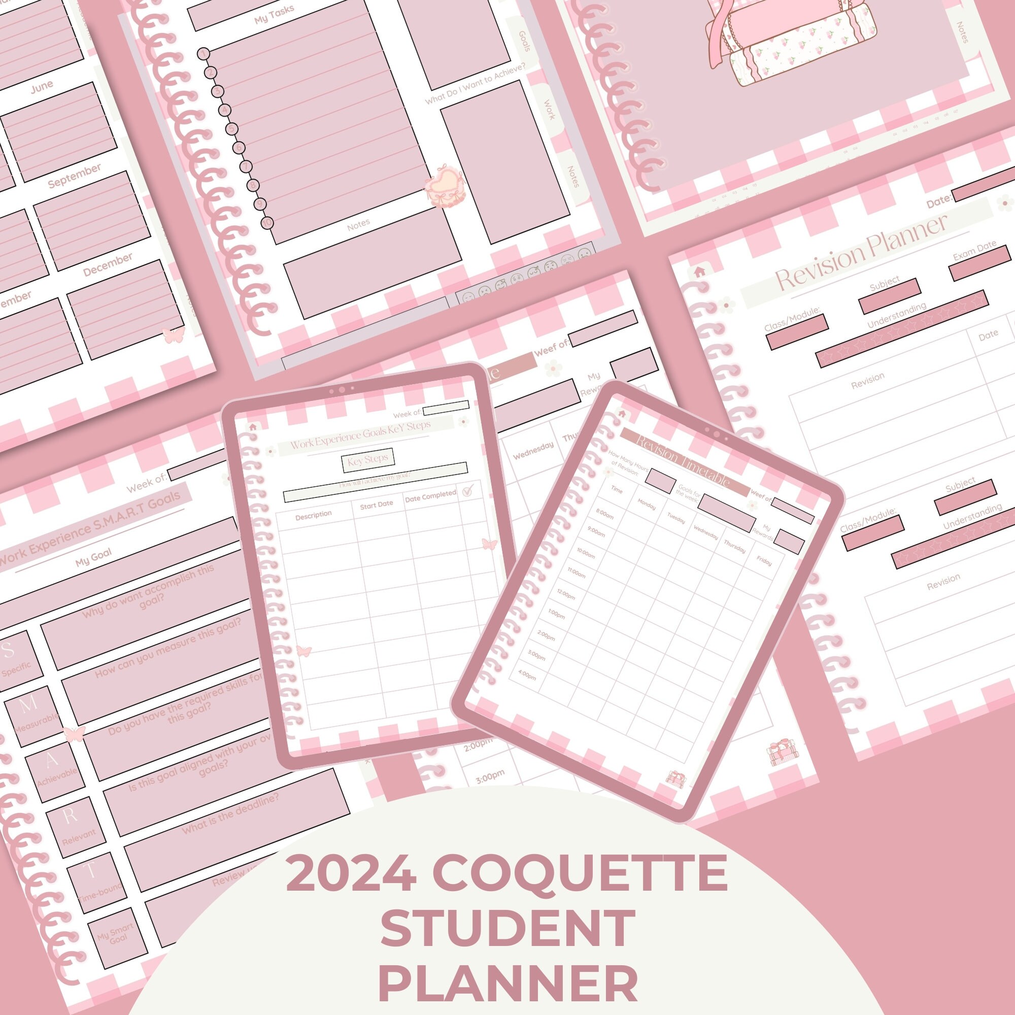 Custom 2024 Digital Planner Goodnote Custom 2024 Student Planner ...