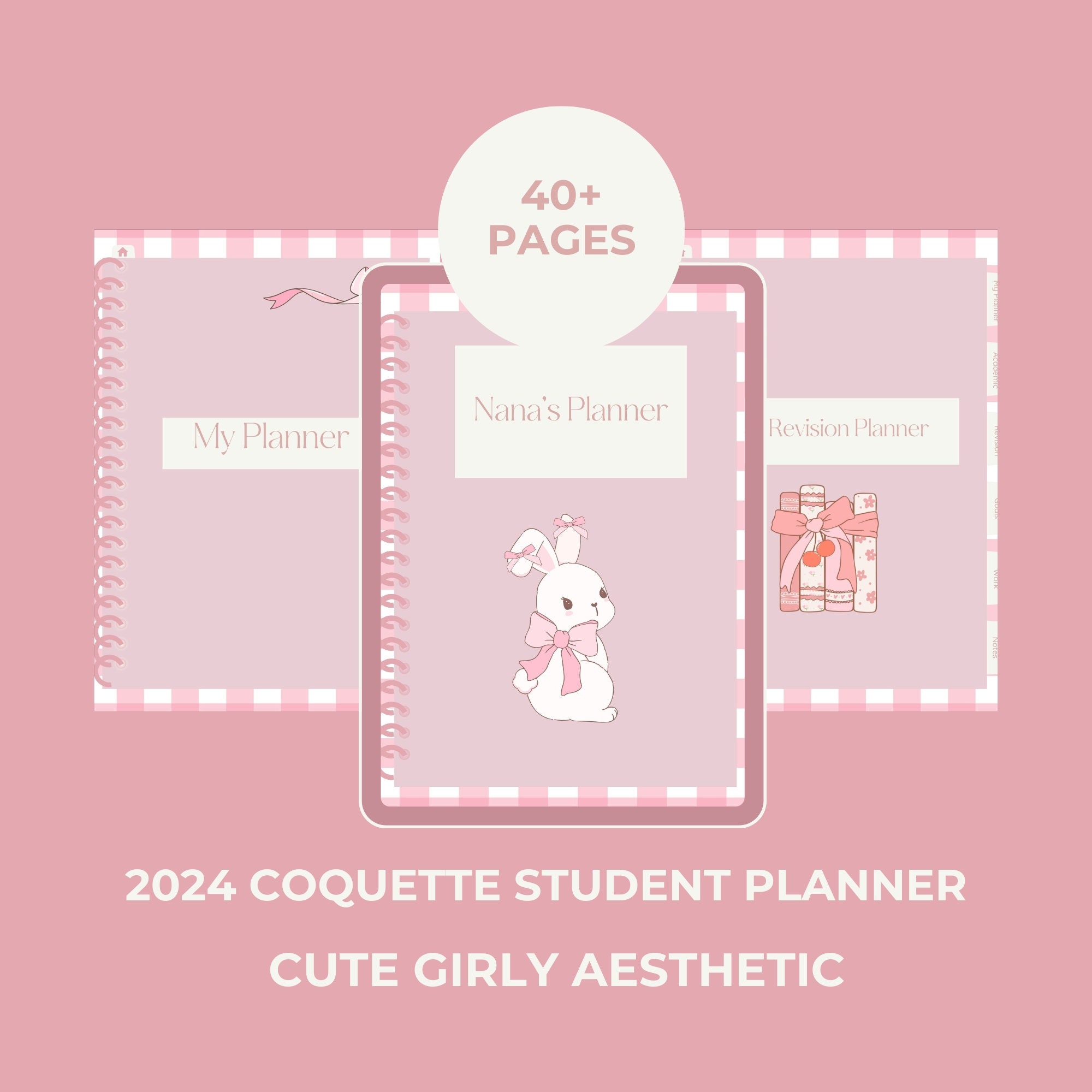Custom 2024 Digital Planner Goodnote Custom 2024 Student Planner ...