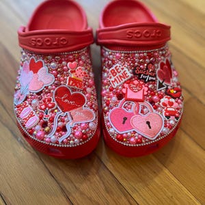 Dazzling Bling Crocs, Custom Sparkly Shoes, Handmade Rhinestones Crocs ...