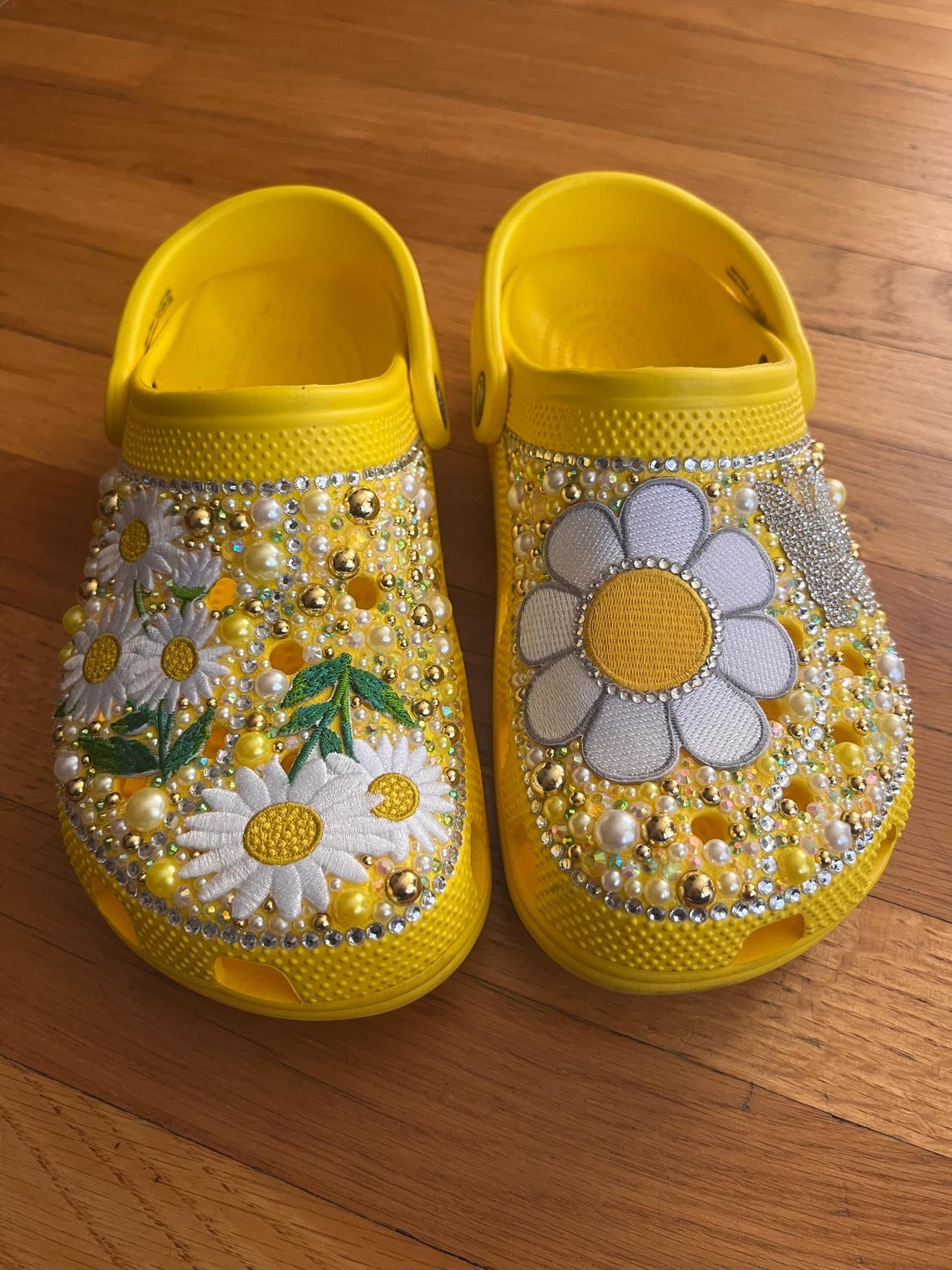 Dazzling Bling Crocs, Custom Sparkly Shoes, Handmade Rhinestones Crocs ...