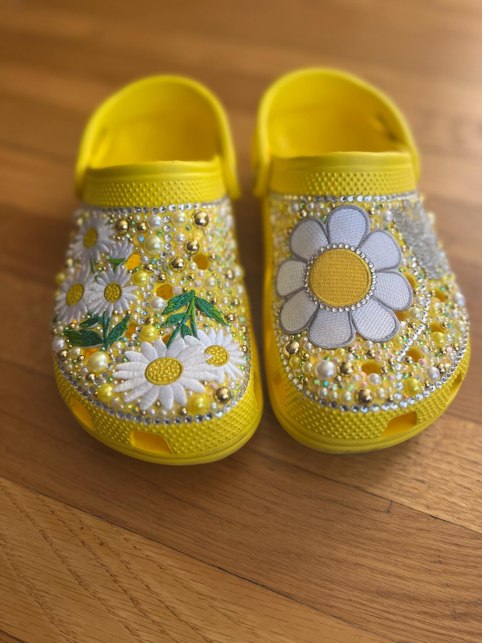 Dazzling Bling Crocs, Custom Sparkly Shoes, Handmade Rhinestones Crocs ...