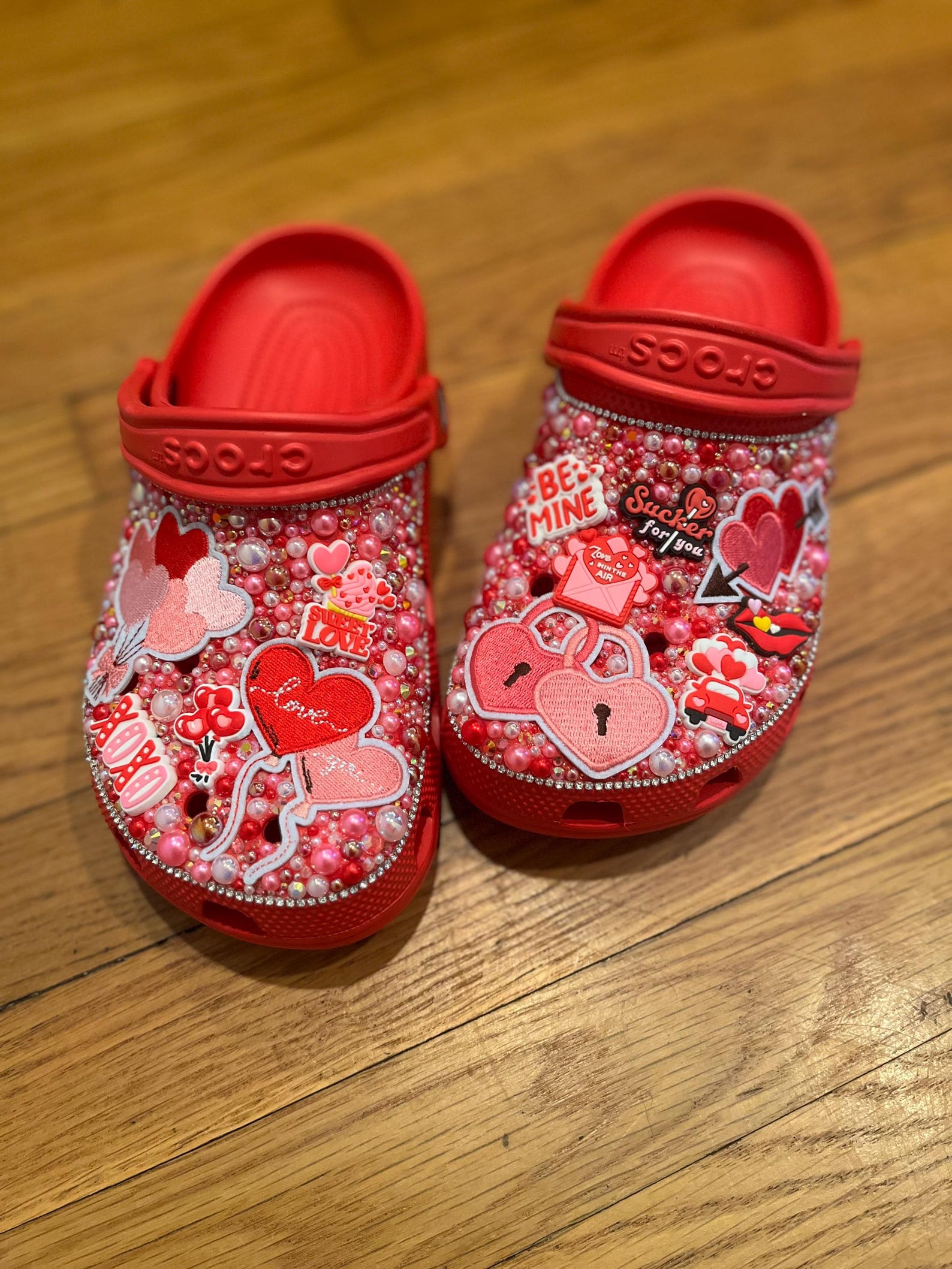 Dazzling Bling Crocs, Custom Sparkly Shoes, Handmade Rhinestones Crocs ...