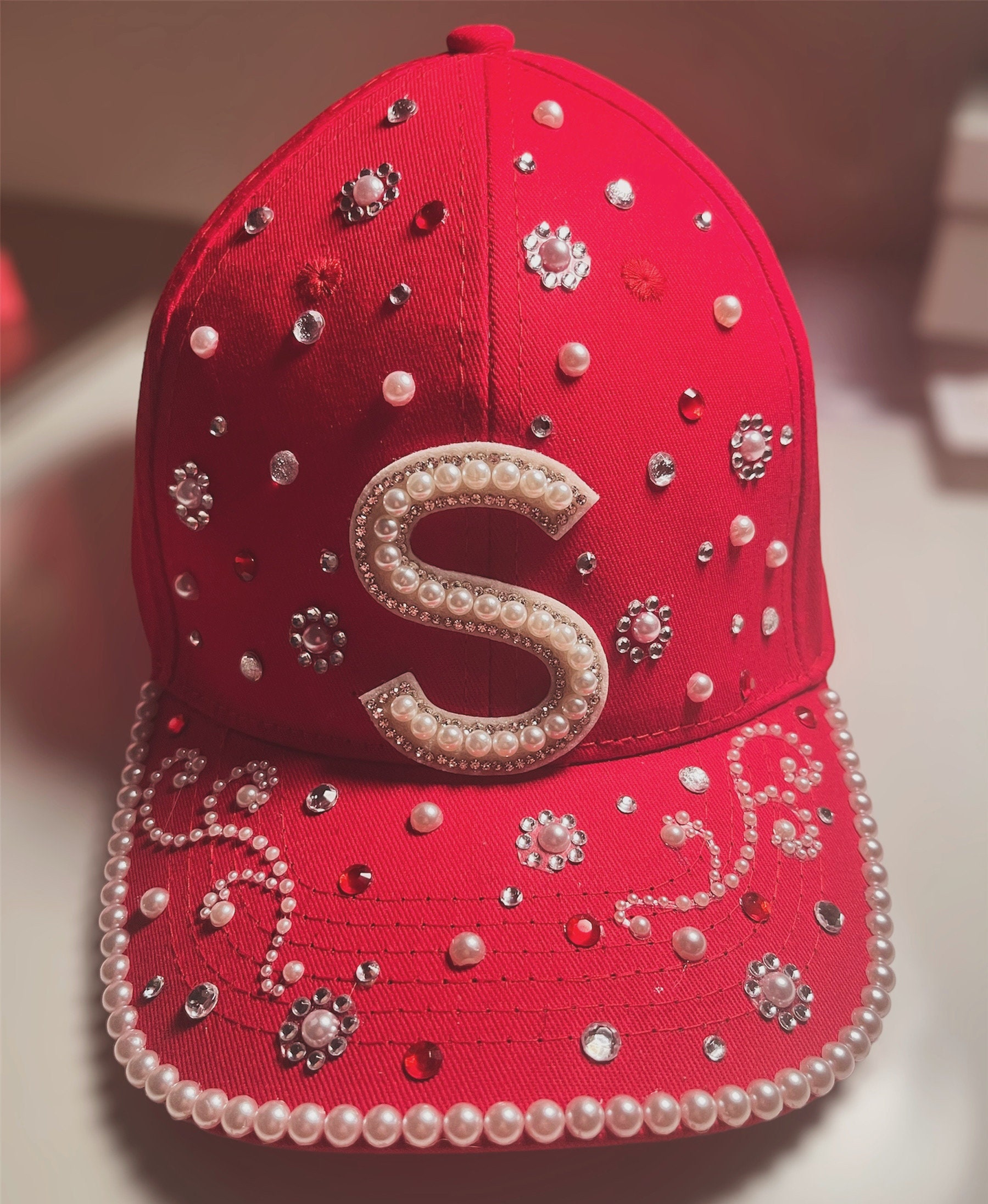 Custom Bling Hats, Sparkly Accessories for Any Occasion, Handmade Glam ...