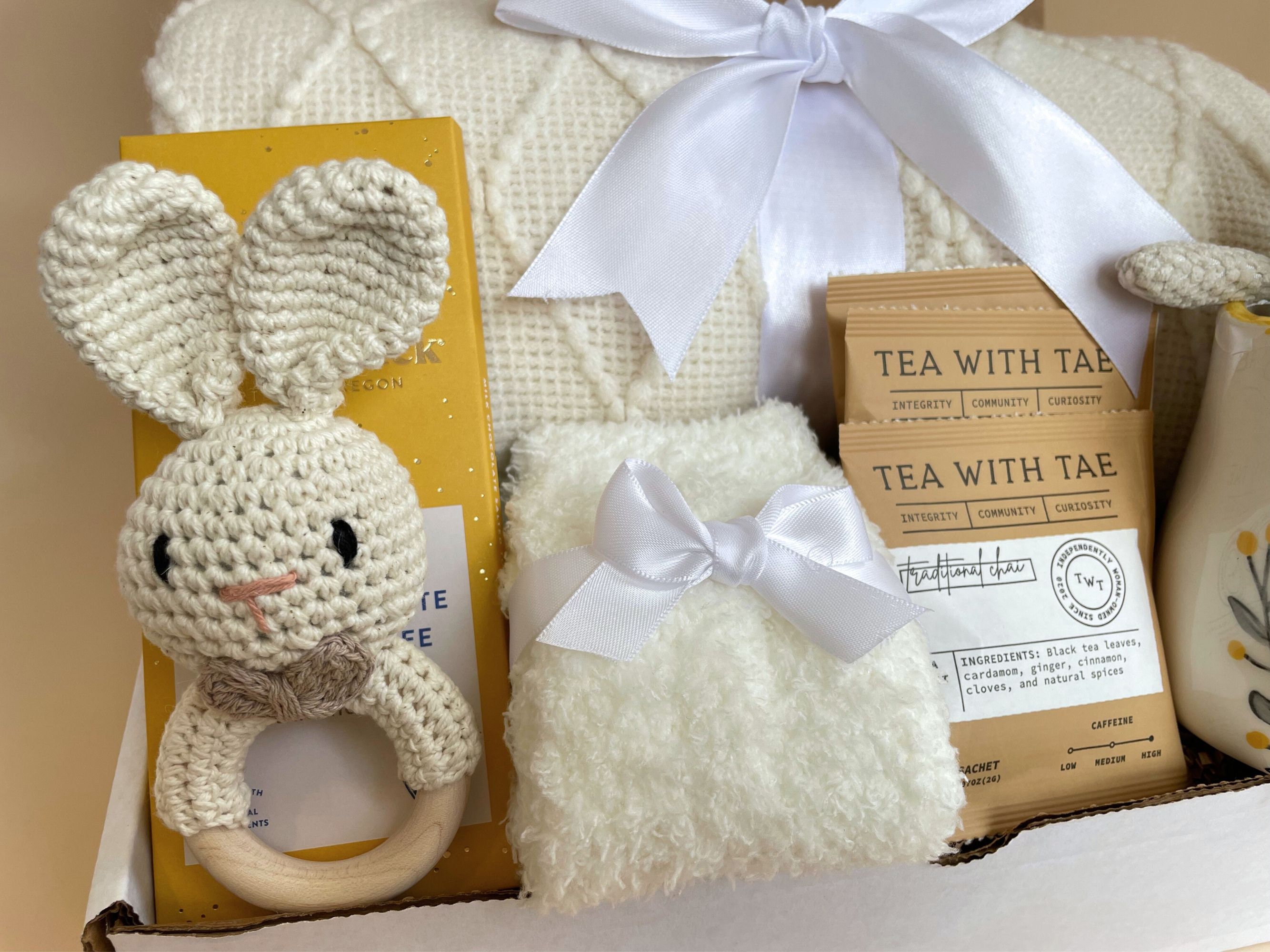 New Baby Care Gift Basket for New Mom Package for New Mom, Newborn Baby ...
