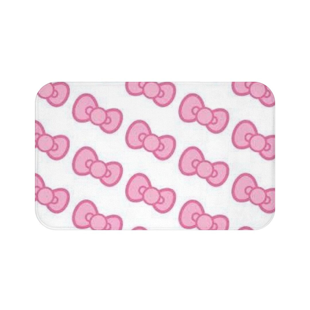 Hello Kitty Bows Bath Mat - Etsy