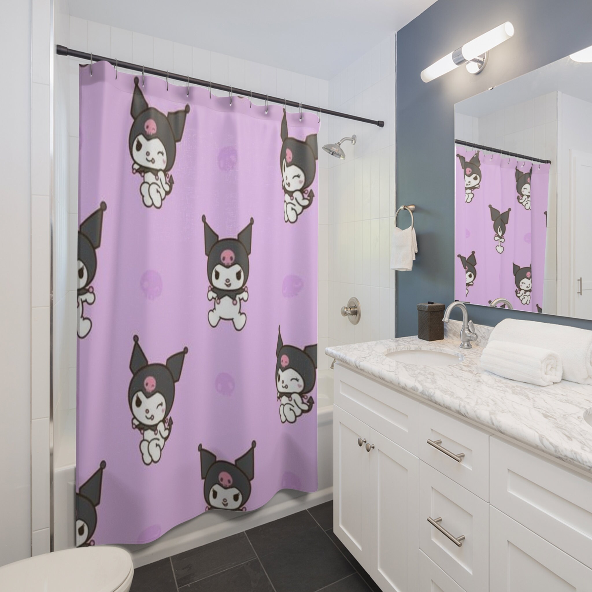 Kuromi Shower Curtains - Etsy