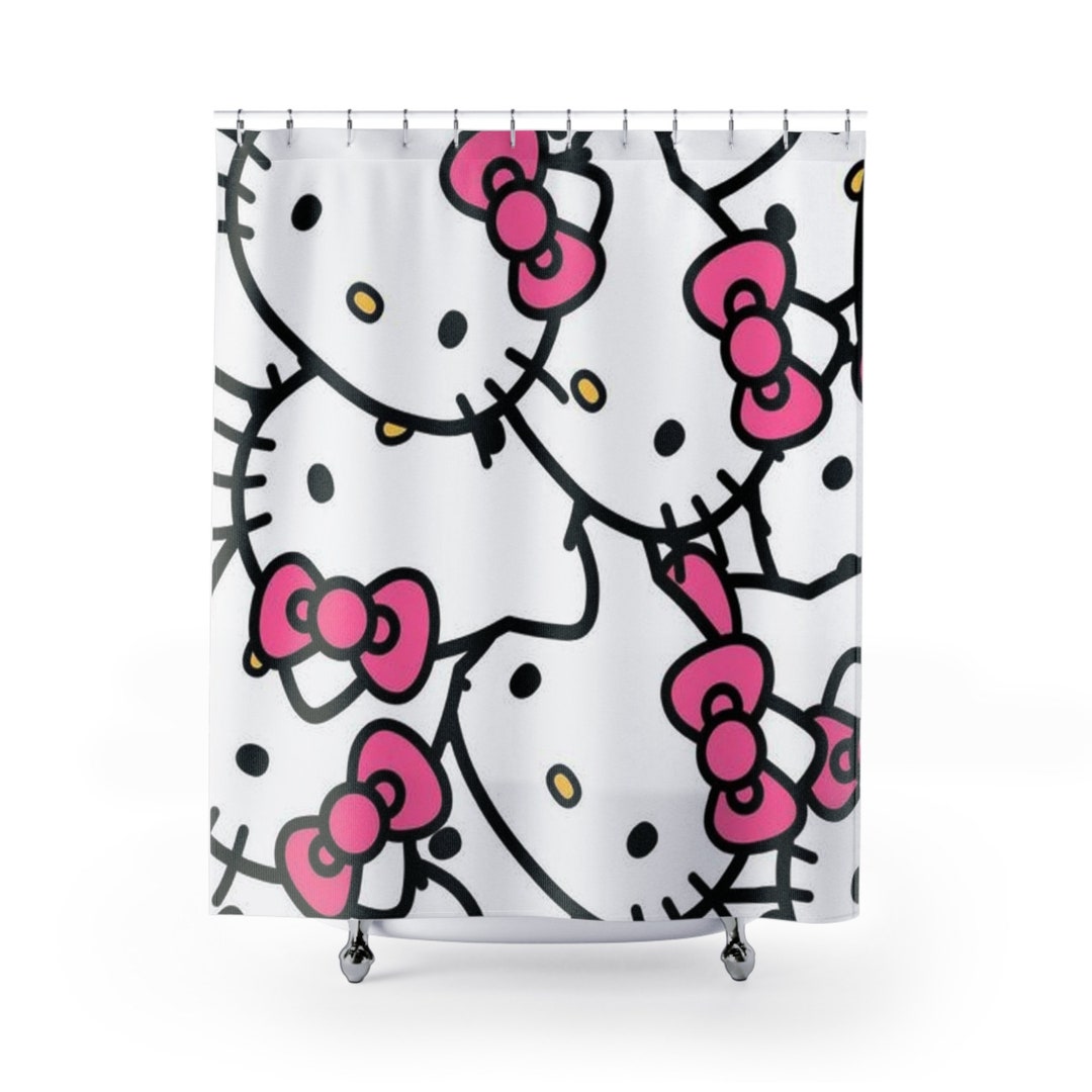 Hello Kitty Shower Curtains - Etsy