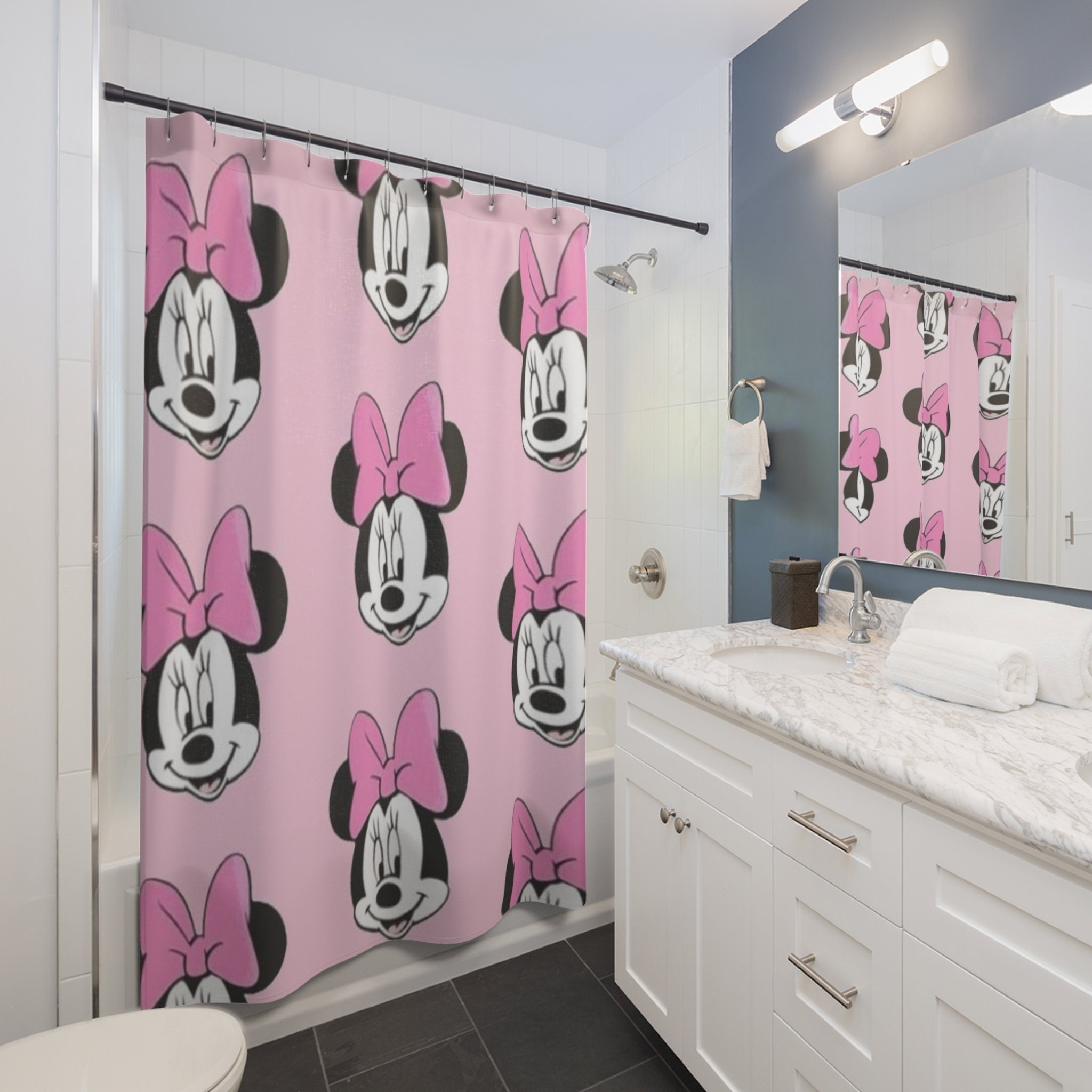 Minnie Mouse Shower Curtains - Etsy