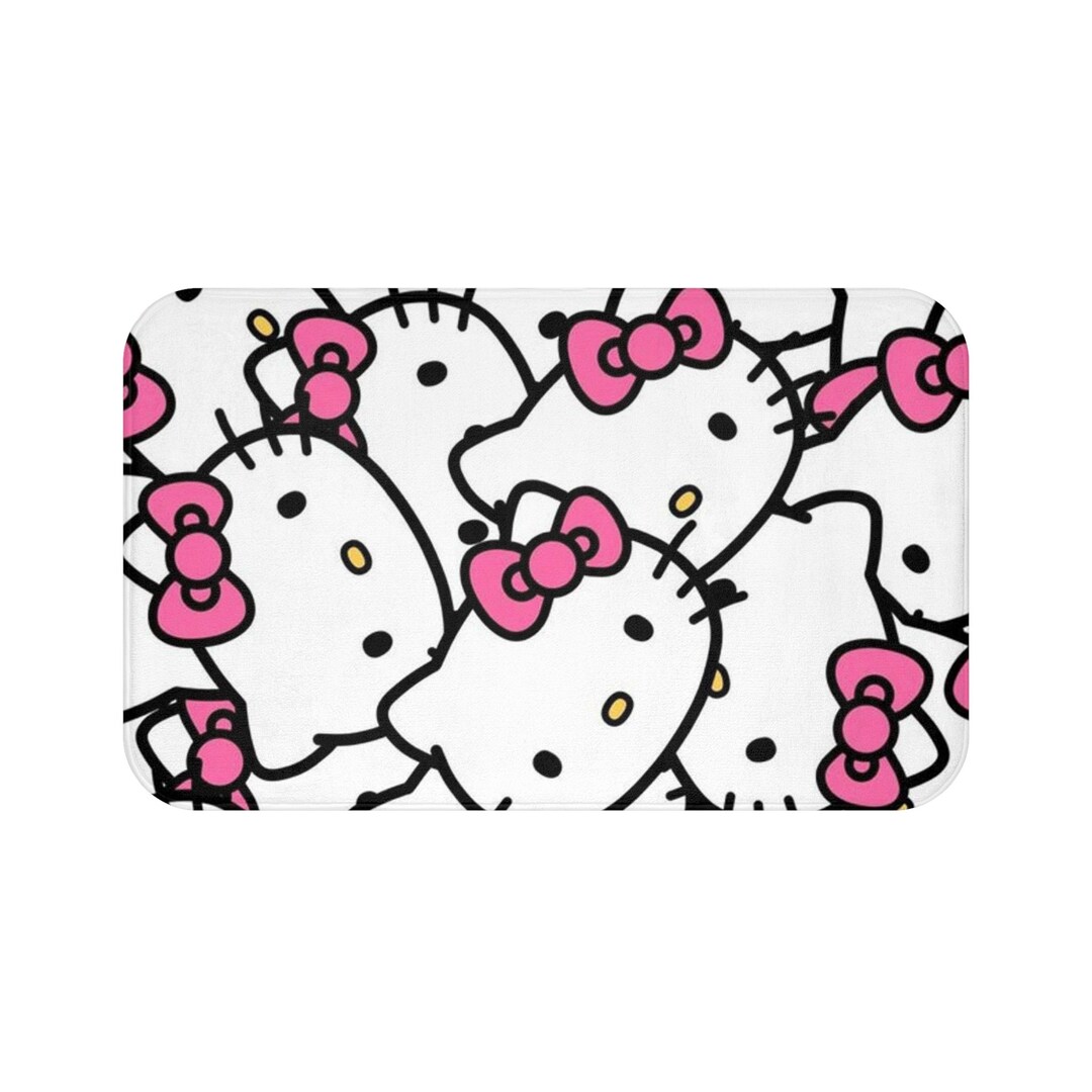 Hello Kitty Bath Mat - Etsy
