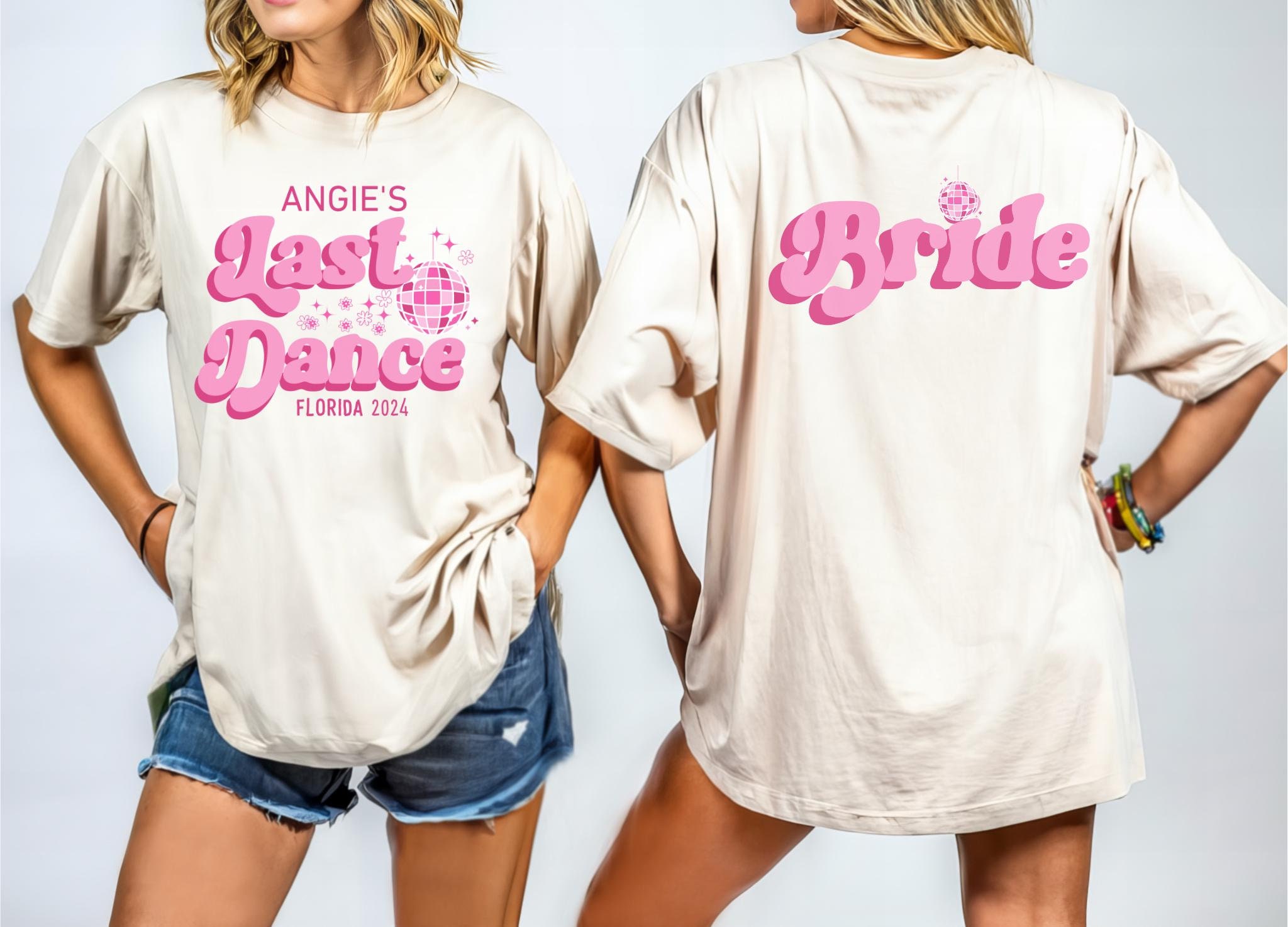 Personalized Bachelorette Party Blouse, Disco Party Shirt, Bachelorette ...