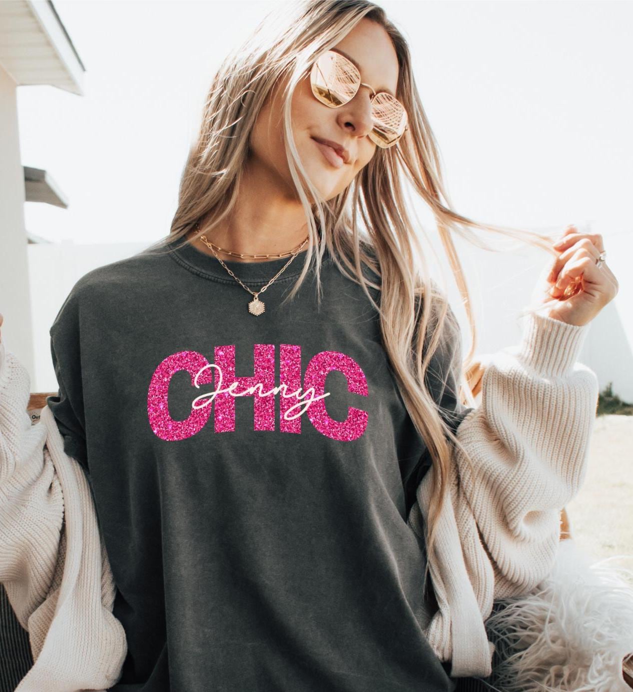 Chic Trend Blouse, Casual Chic Clothing, Personalized Chic Shirt ...