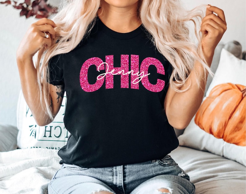 Chic Trend Blouse, Casual Chic Clothing, Personalized Chic Shirt ...