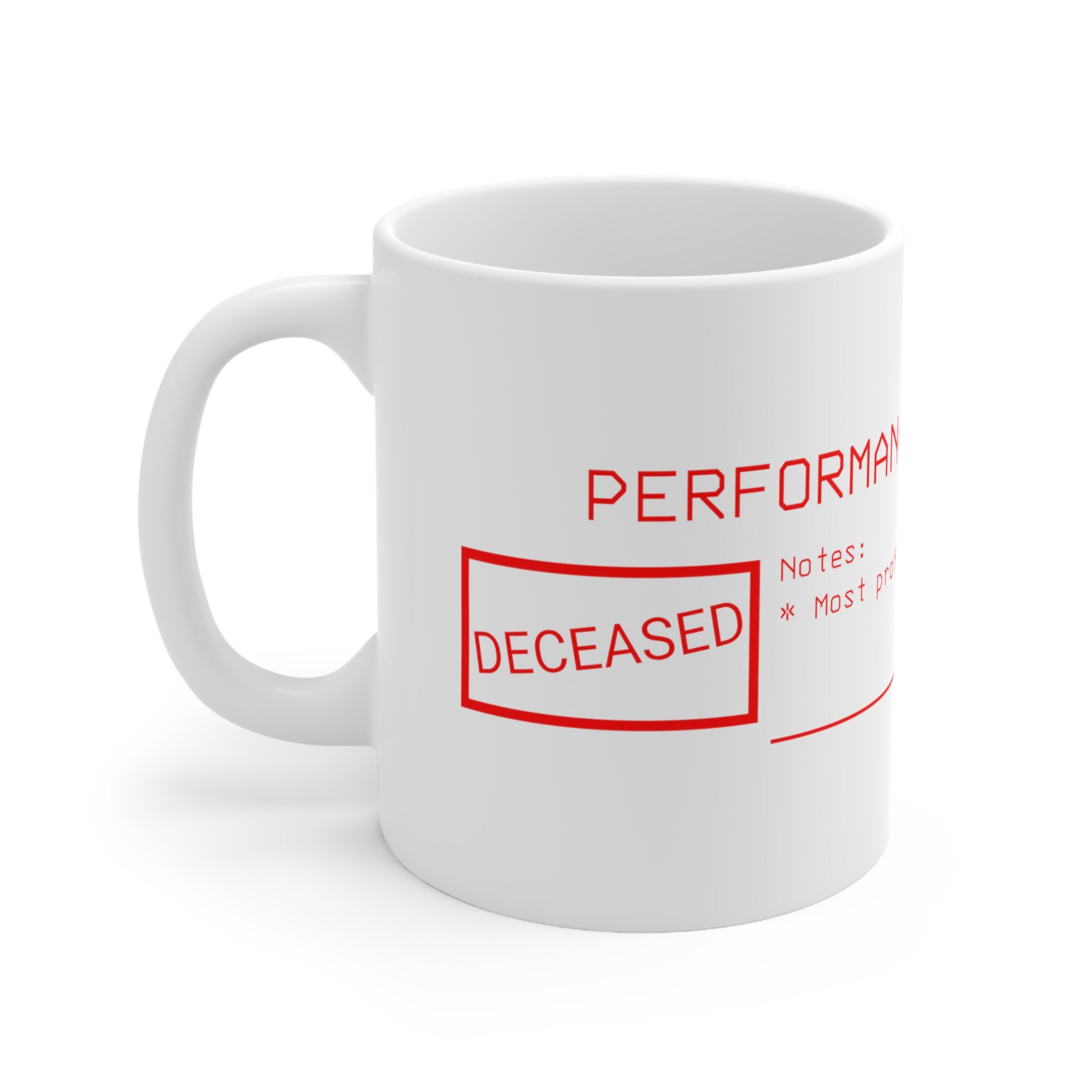 Lethal Performance Report Mug Profitable and Deceased 11 Oz Lethal ...