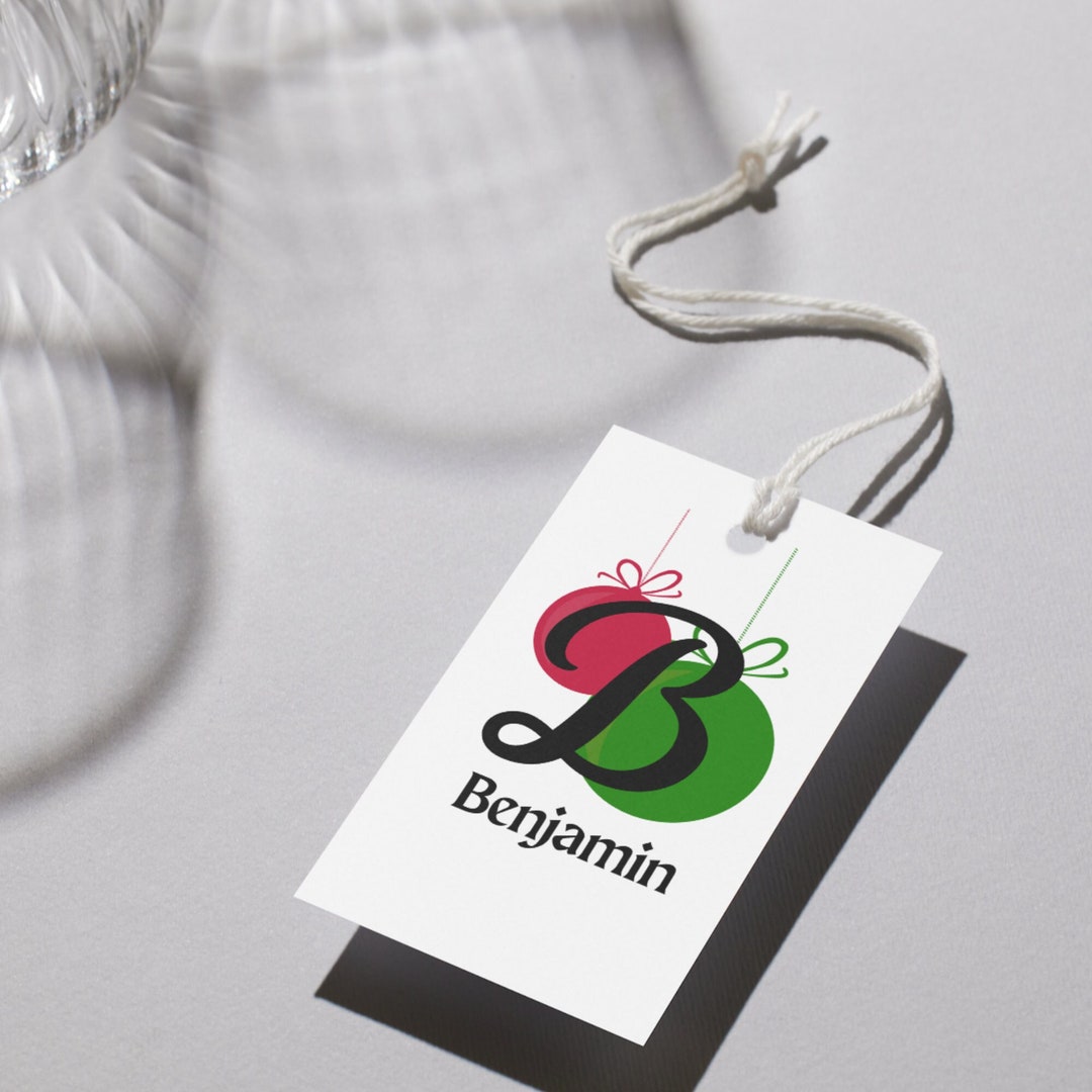 9 Custom Digital Downloadable Gift Tags for Christmas, Perfect for ...