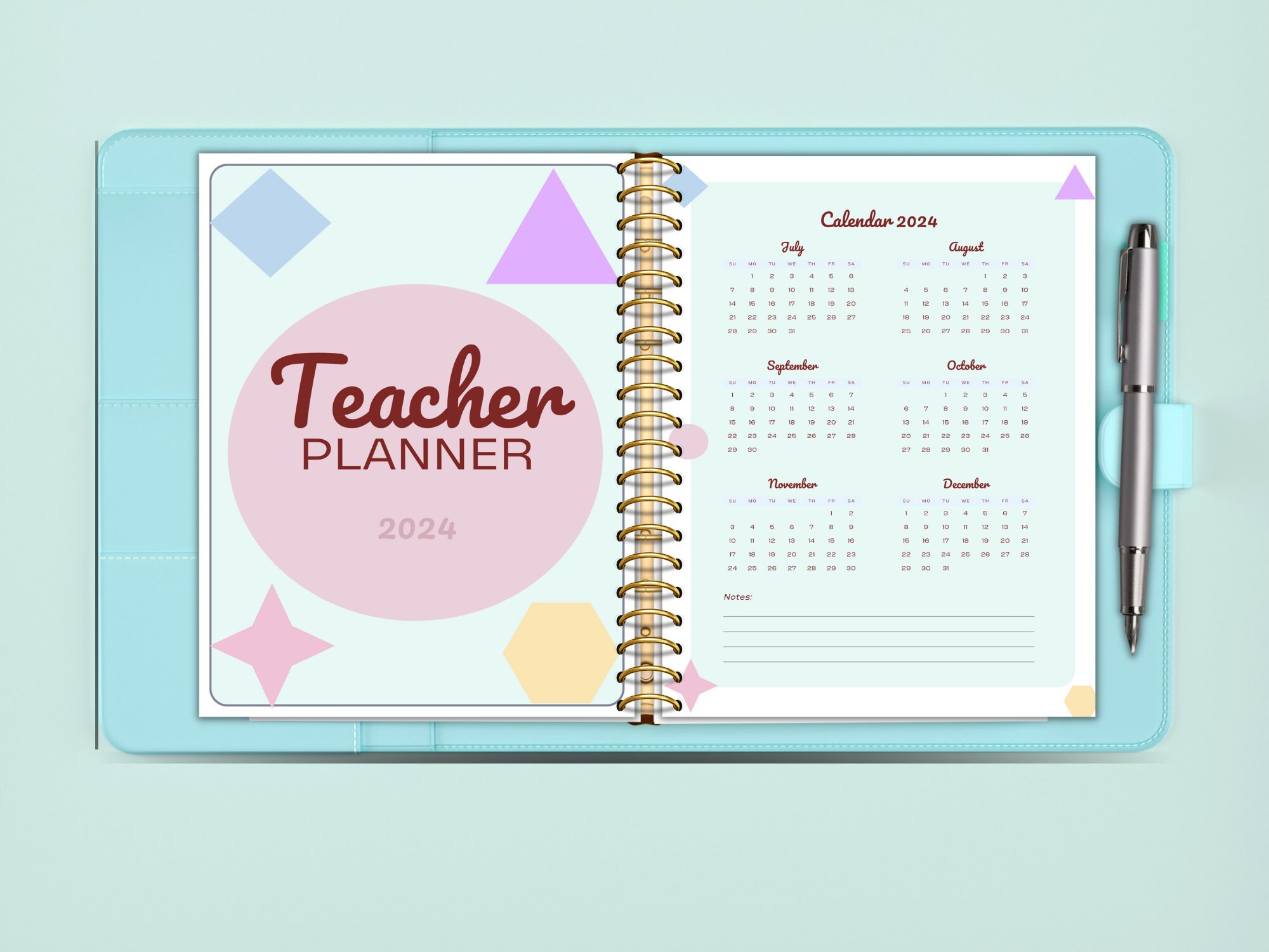 Printable TEACHER PLANNER in Pdf Format - Classroom Organization and ...