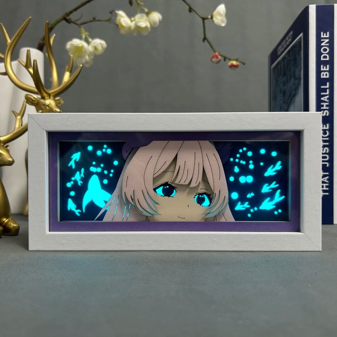 Anime Light Box Genshin Impact - Etsy