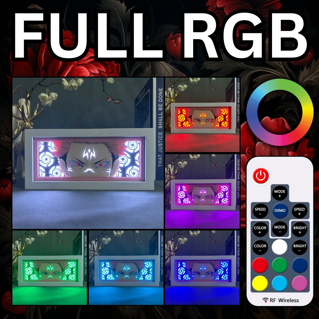 One Punch Man Saitama FULL RGB, Anime Light Box, Tischlampe ...