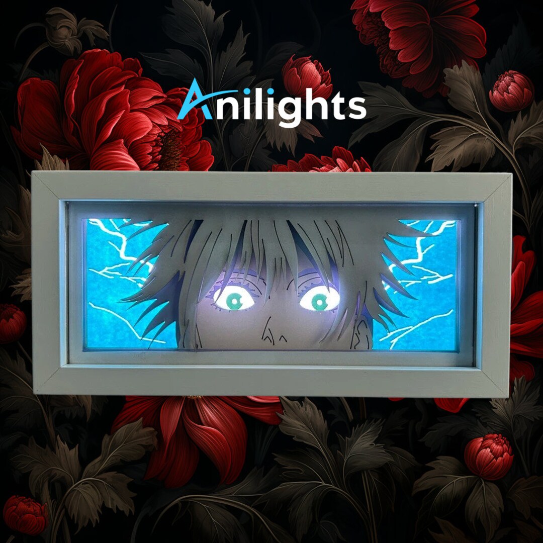 Jujutsu Kaisen Satoru Gojo FULL RGB, Anime Light Box, Table Lamp ...