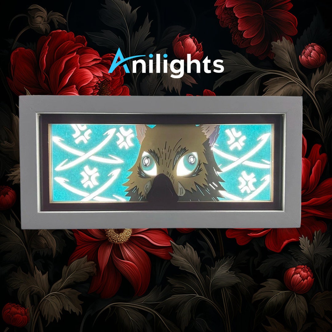 Demon Slayer Hashibara FULL RGB, Anime Light Box, Table Lamp, Handmade ...