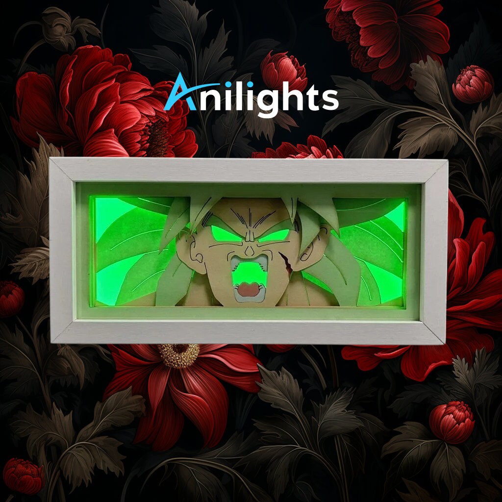 Dragon Ball Z Broly FULL RGB Anime Light Box Table Lamp - Etsy UK