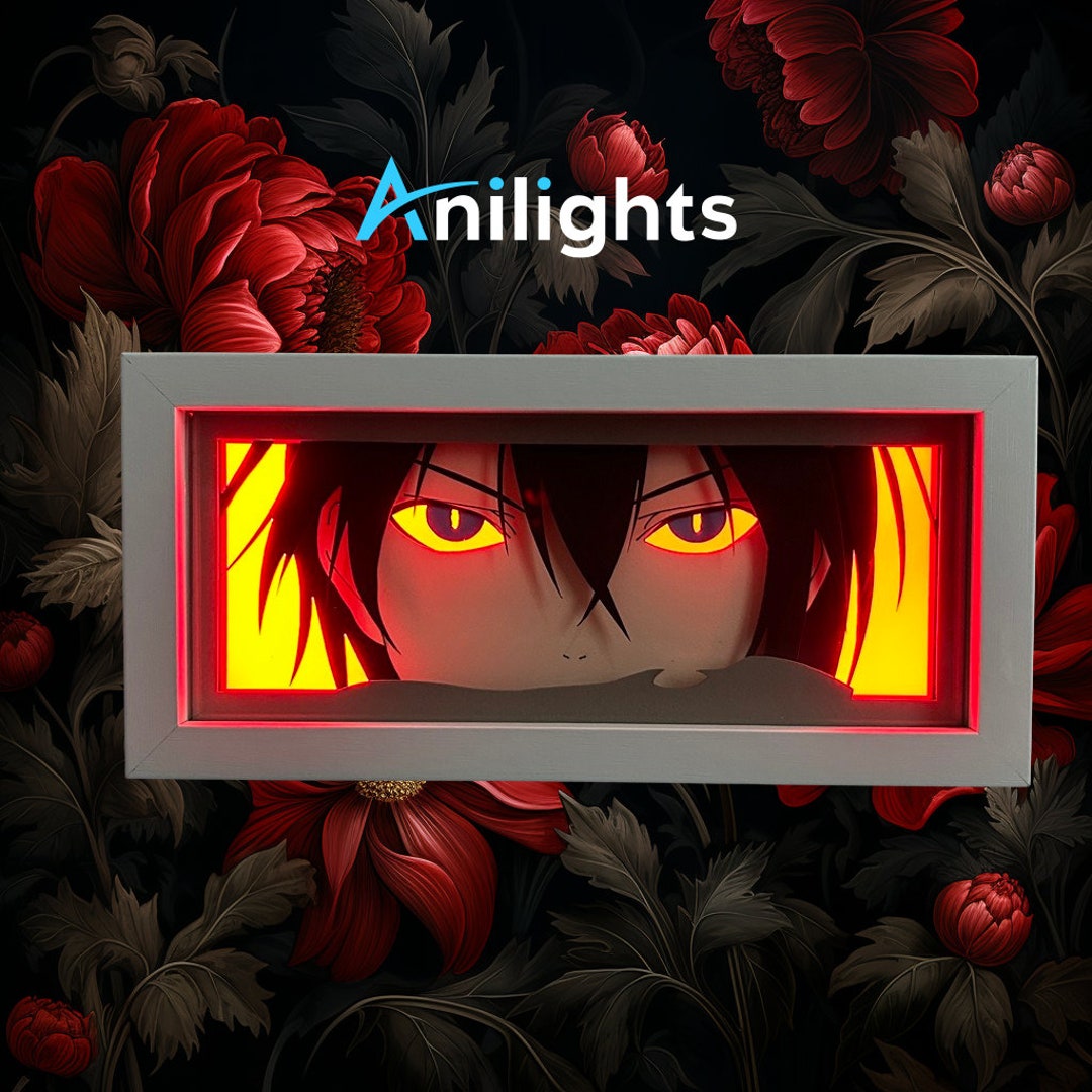 Noragami Yato FULL RGB Anime Light Box Table Lamp Handmade - Etsy