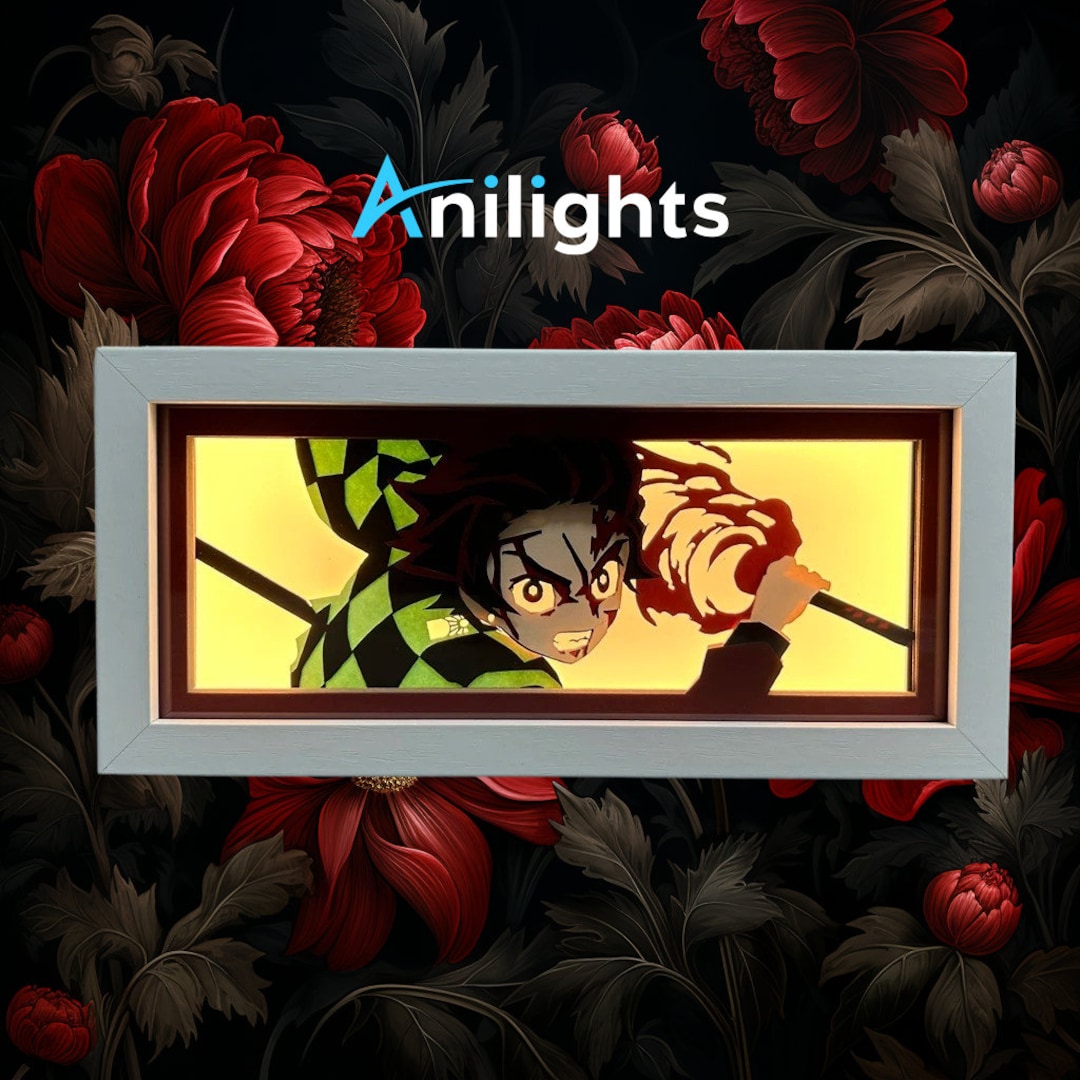 Anilights Anime Light Box, FULL RGB, Table Lamp, Handmade, 3D Paper ...