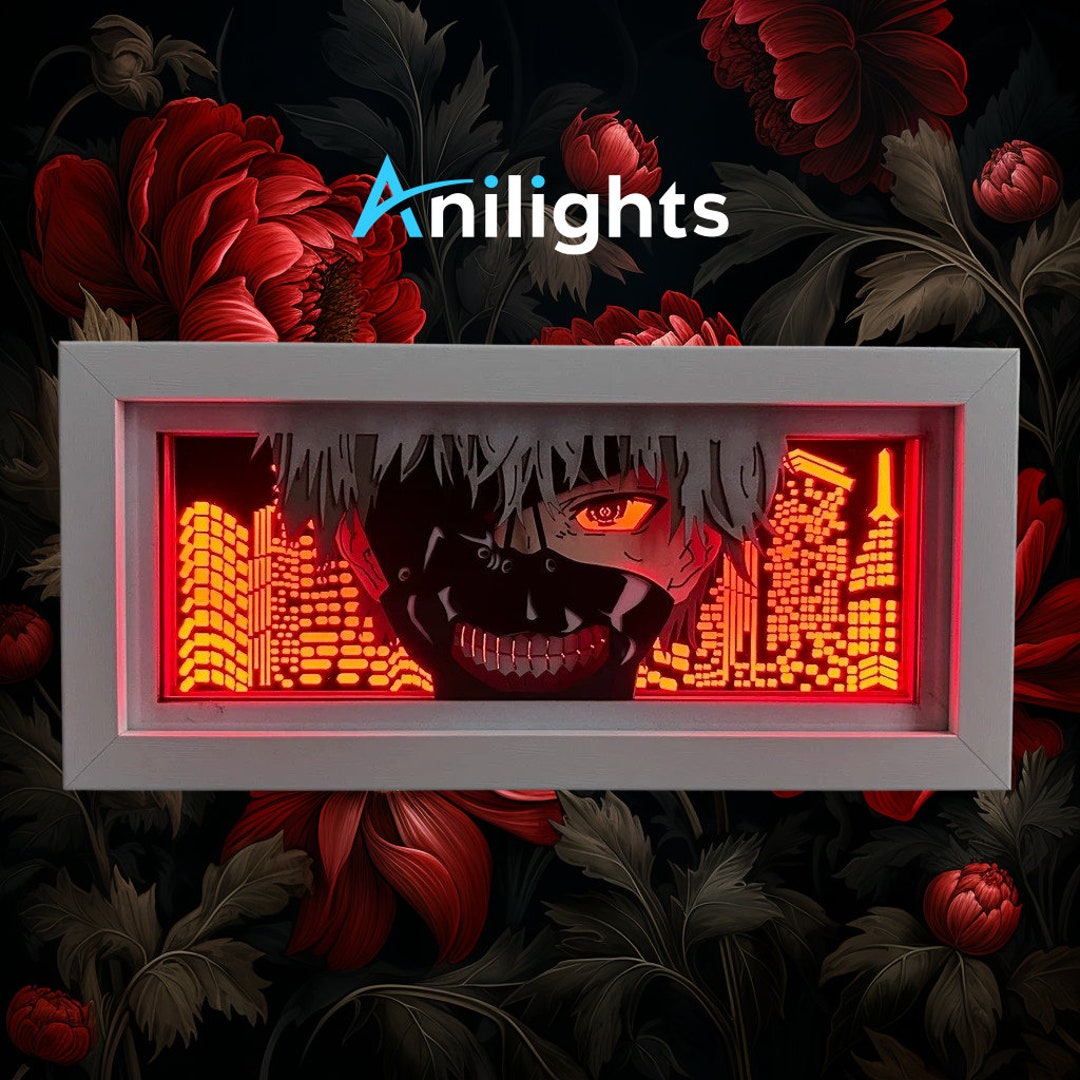 Anilights Anime Light Box, FULL RGB, Table Lamp, Handmade, 3D Paper ...