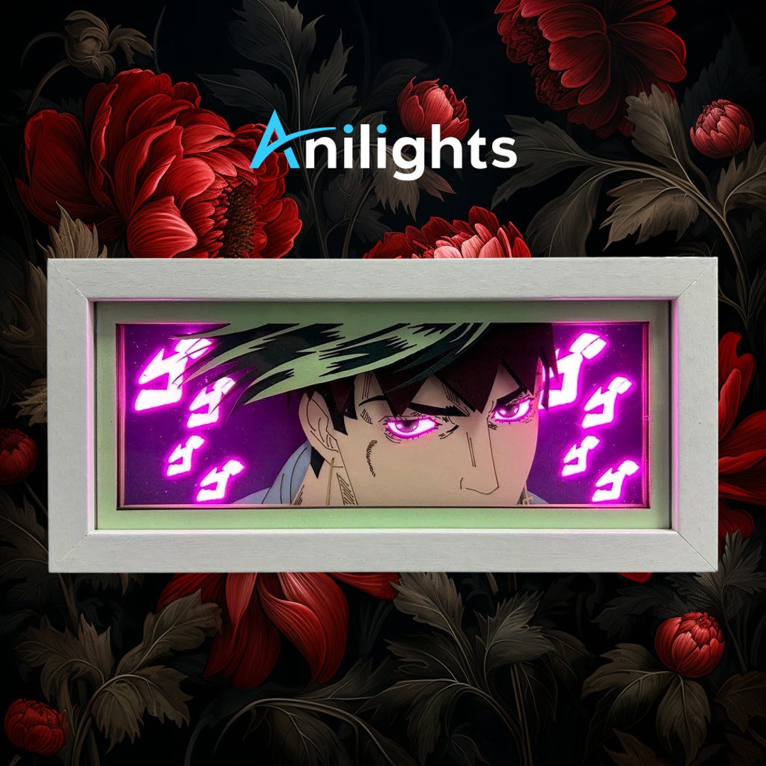 Jojo's Bizarre Adventure Rohan RGB Anime Light Box Table - Etsy