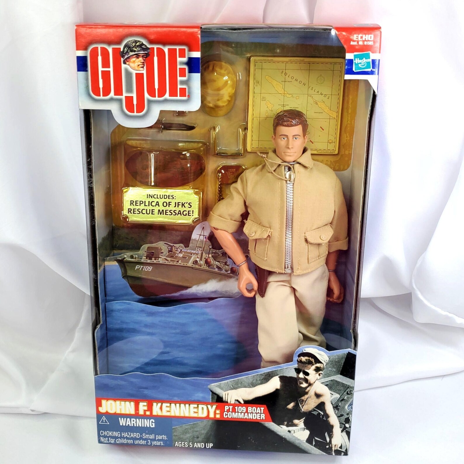 VTG G.I. Joe John F. Kennedy PT 109 Boat Commander Action Figure New in ...
