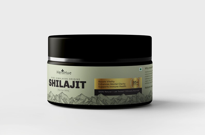 Shilajit Resin, Original Himalayan Shilajit 50g - Elite Standard 100% ...