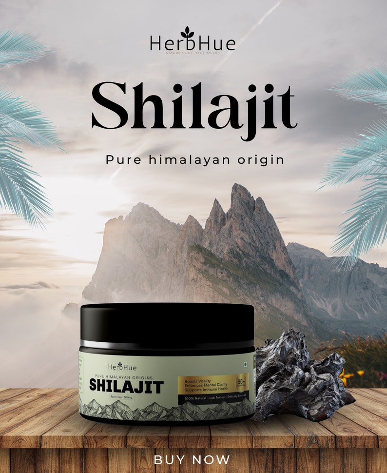 Shilajit Resin, Original Himalayan Shilajit 50g - Elite Standard 100% ...