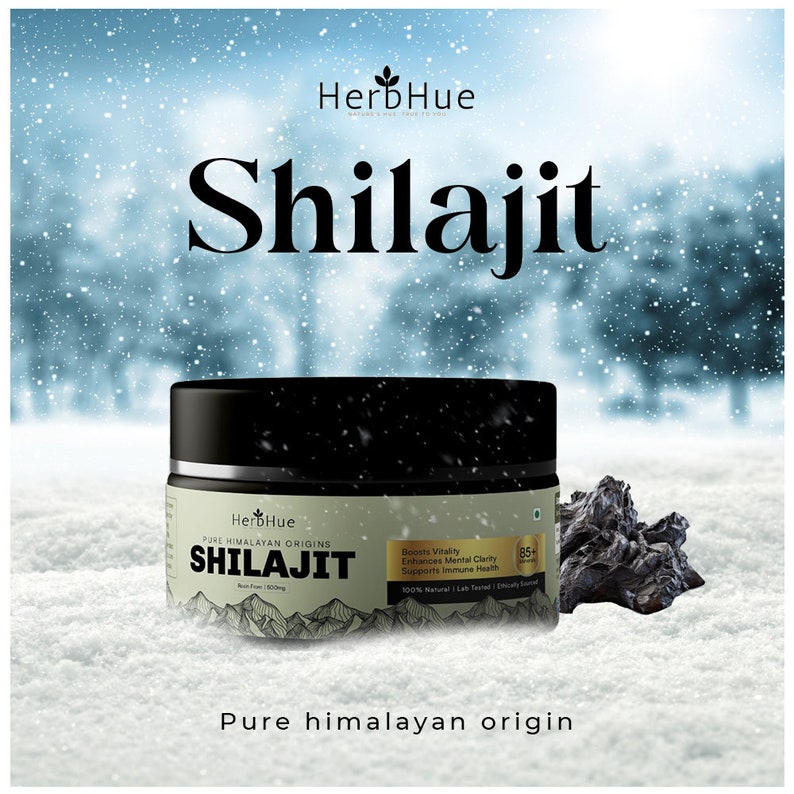 Shilajit Resin, Original Himalayan Shilajit 50g - Elite Standard 100% ...
