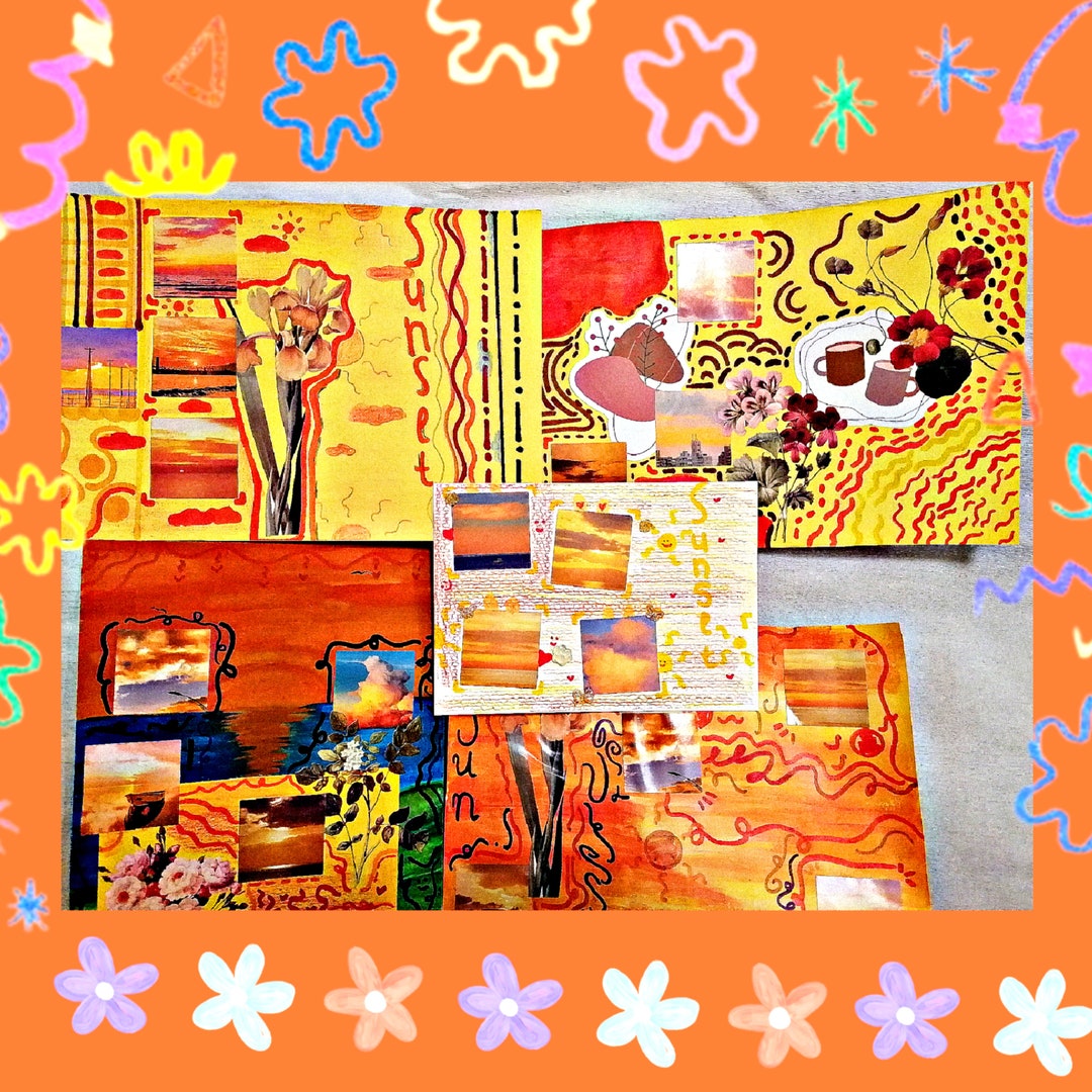 Wall Decoration sunset Collection sunset - Etsy