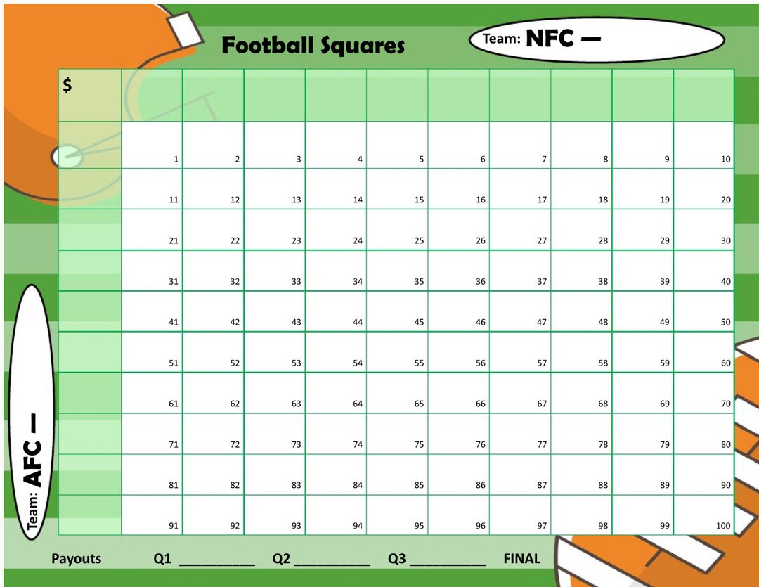 Super Bowl Football Board - Etsy